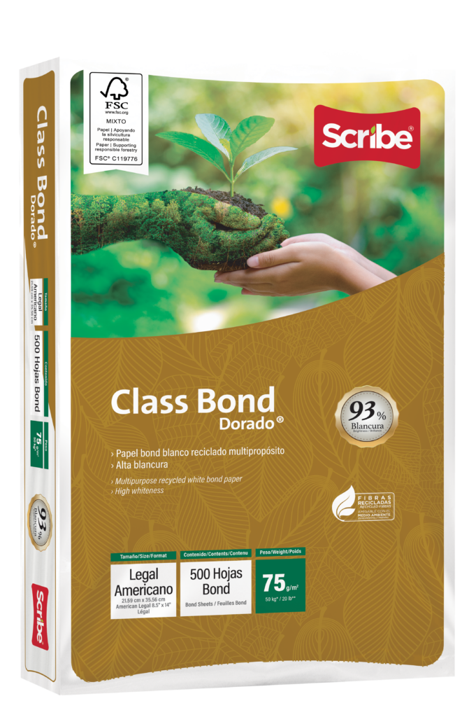 Papel bond Class Bond Dorado® legal color blanco 500 hojas - Scribe