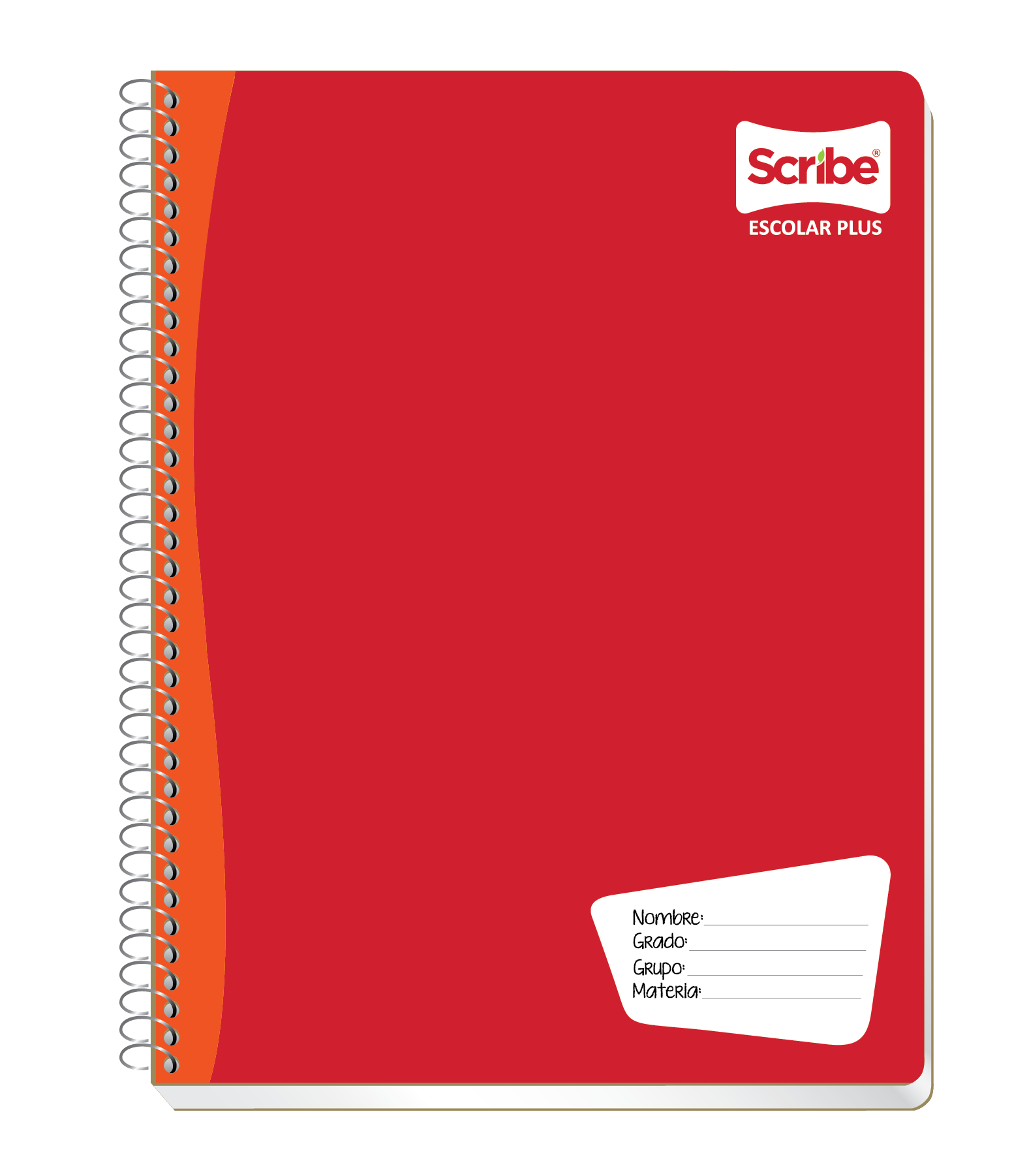 Cuaderno de raya Escolar Plus profesional espiral sencillo 200 hojas ...