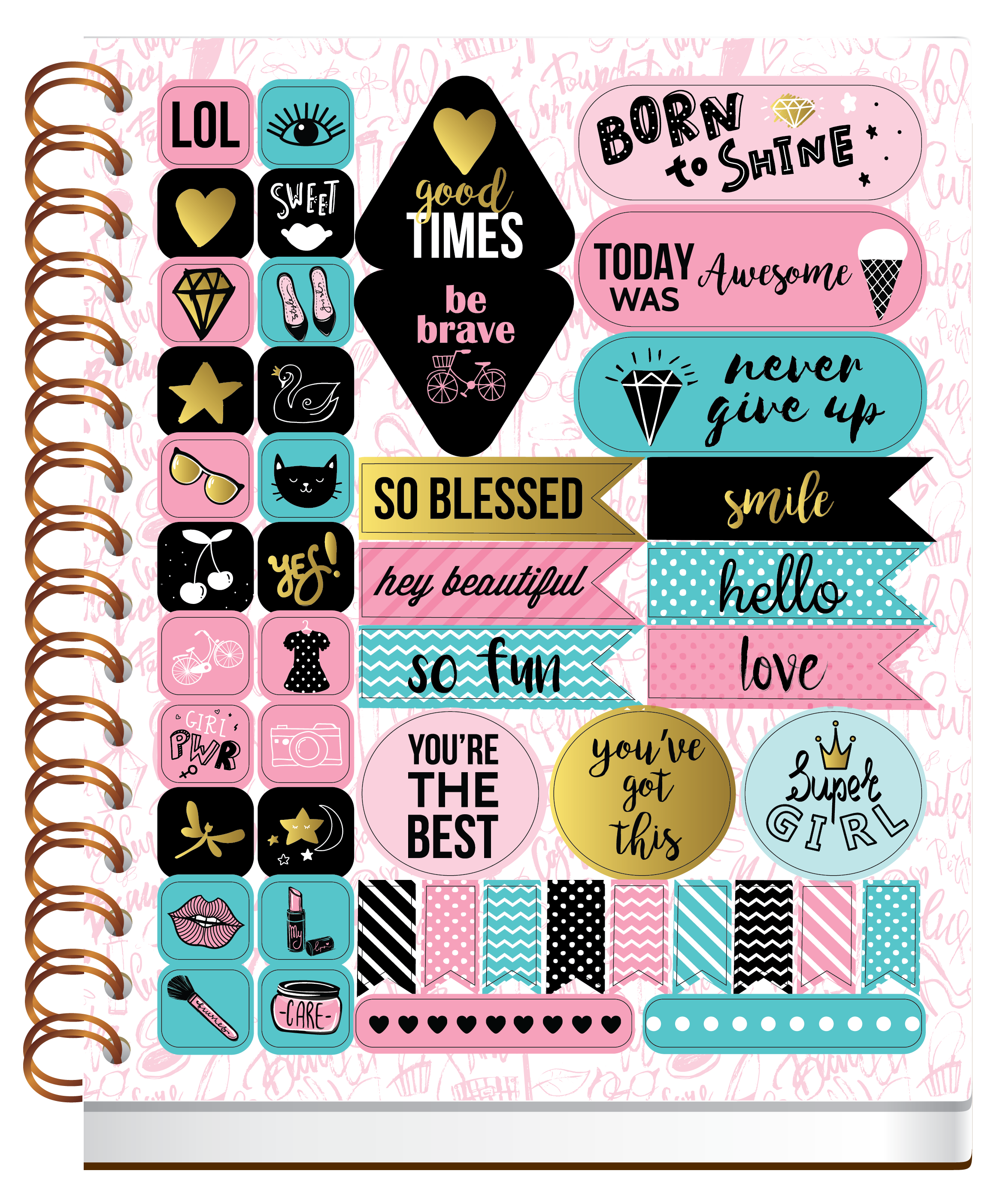 Cuaderno de raya Incolors® book espiral doble 100 hojas | Scribe