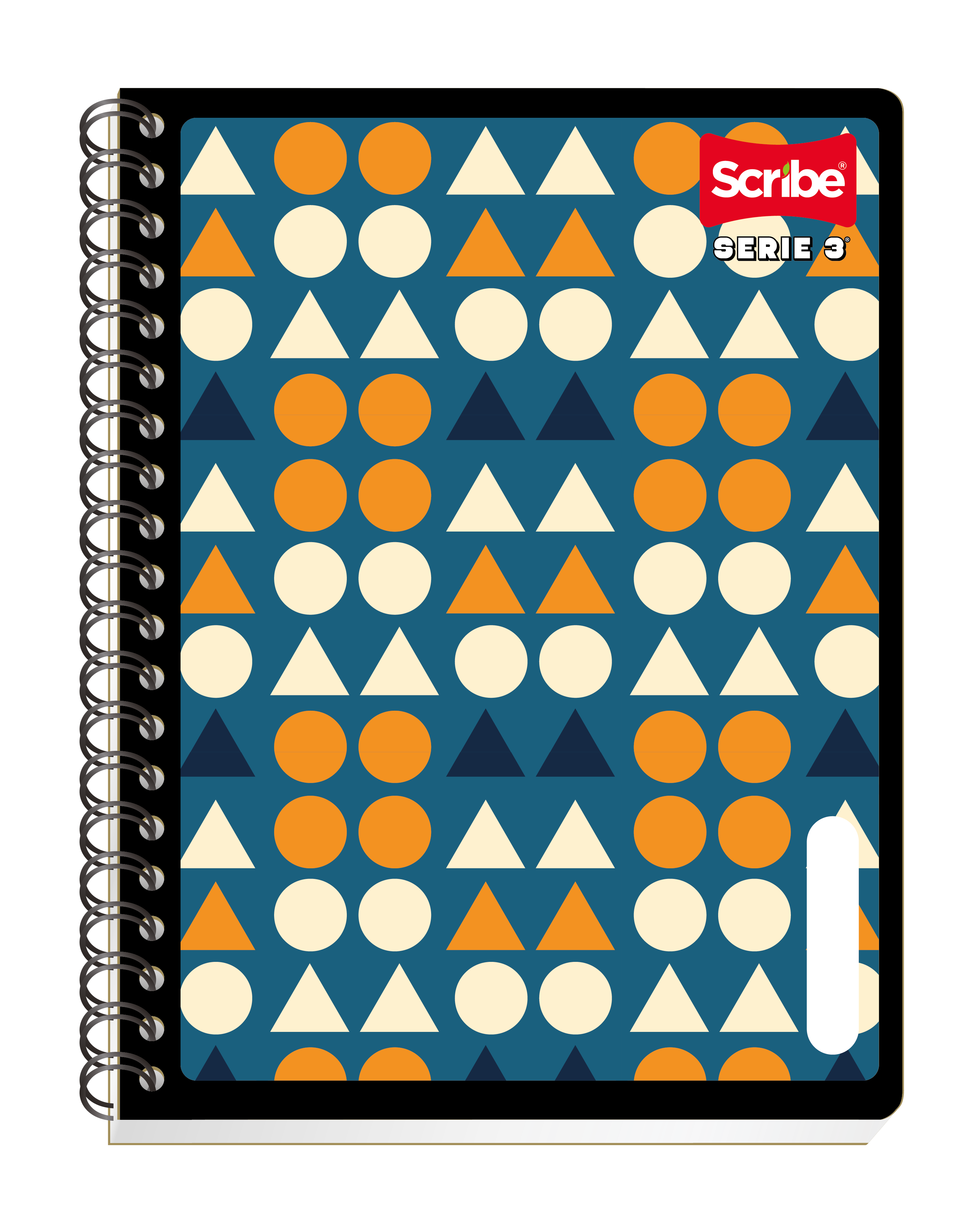 Cuaderno de cuadro chico Serie 3 profesional espiral doble 100 hojas | Scribe